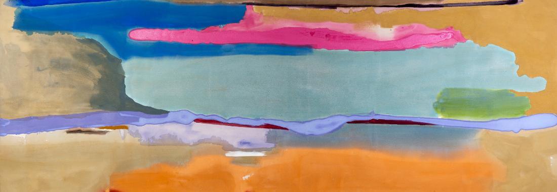 April Mood - Helen Frankenthaler - Abstract Expressionism Painting ...