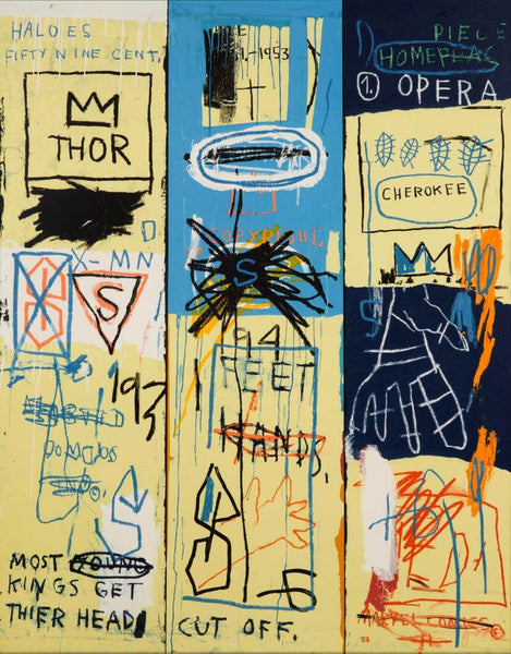 Charles I - Jean-Michael Basquiat - Neo Expressionist Painting 2 by ...