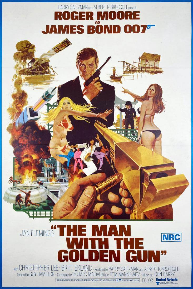 roger moore james bond poster