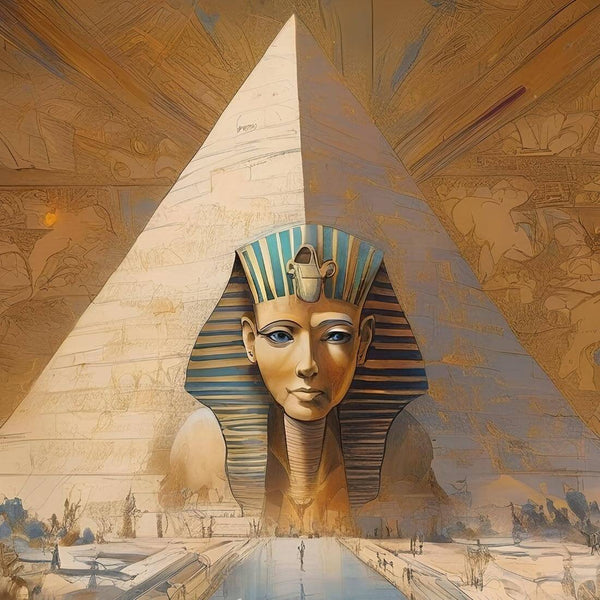 The Sphinx And Pyramids - Contemporary Digital Art Of Egypt by Tallenge ...