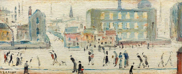 A Street Scene - L S Lowry RA by L S Lowry | Buy Posters, Frames ...