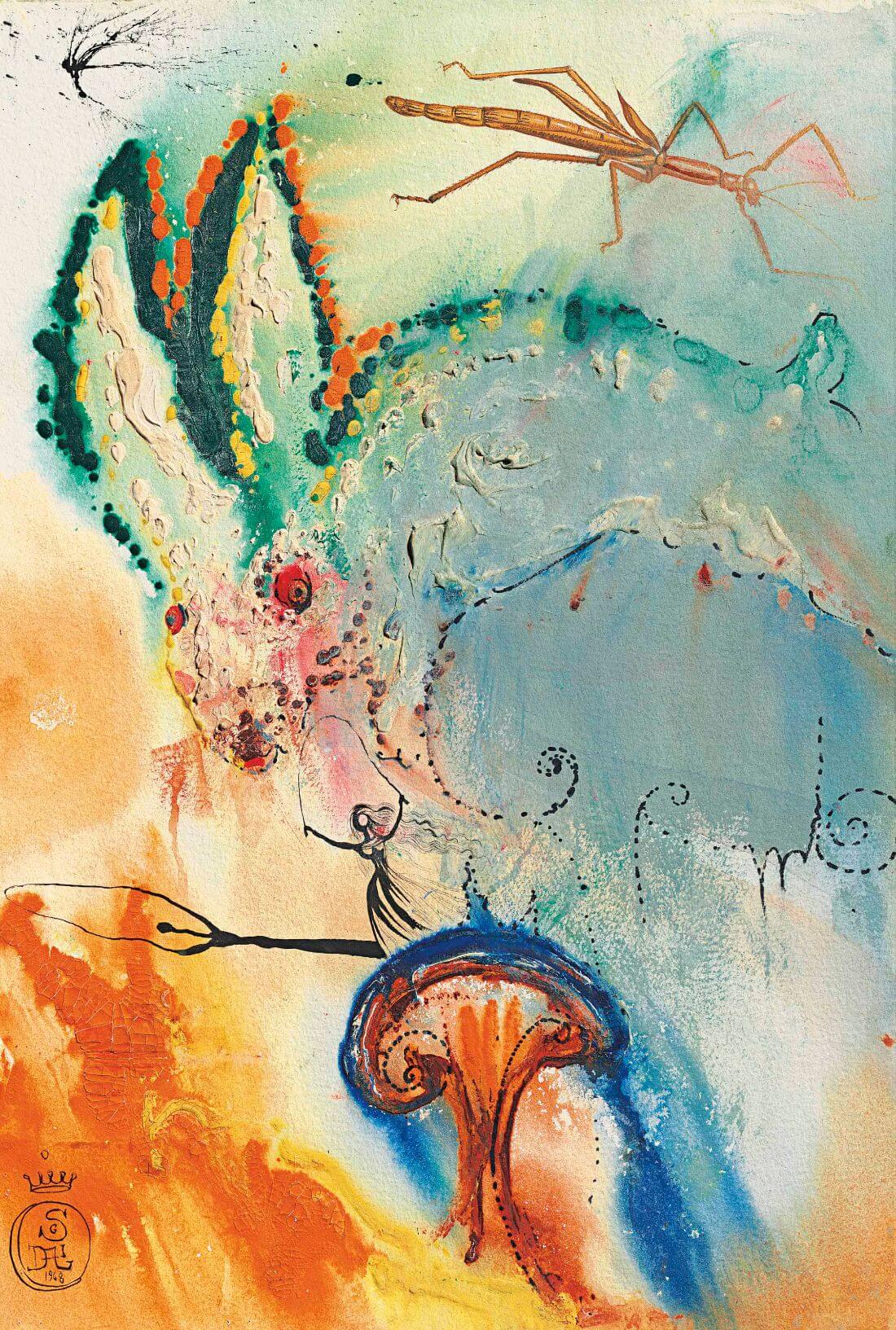Alice In Wonderland (Alice Au Pays Des Merveilles) - Salvador Dali ...