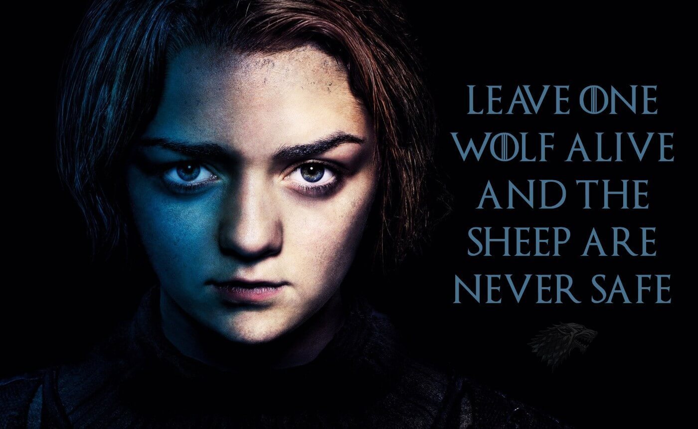 Art From Game Of Thrones - Leave one wolf alive and the sheep are never ...