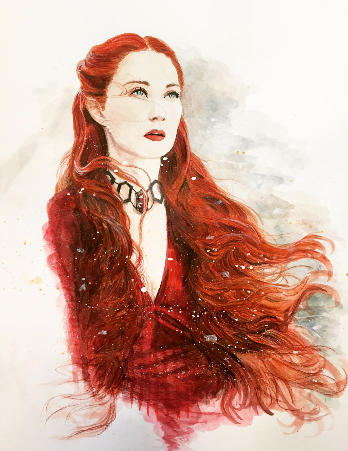Art From Game Of Thrones - Red Priestess - Melisandre by Mariann ...