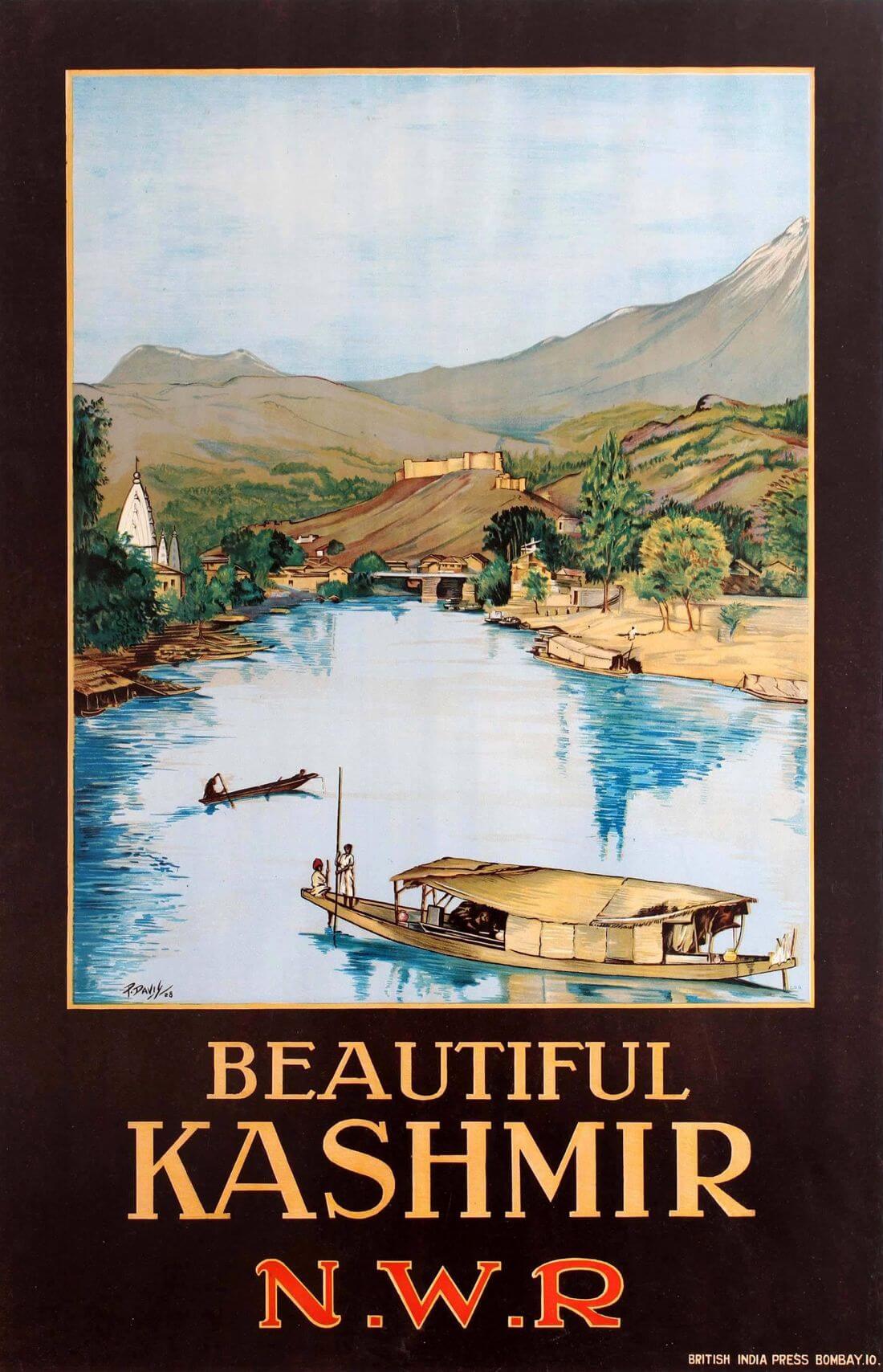 Beautiful Kashmir - North Western Indian Railways - Vintage Travel ...