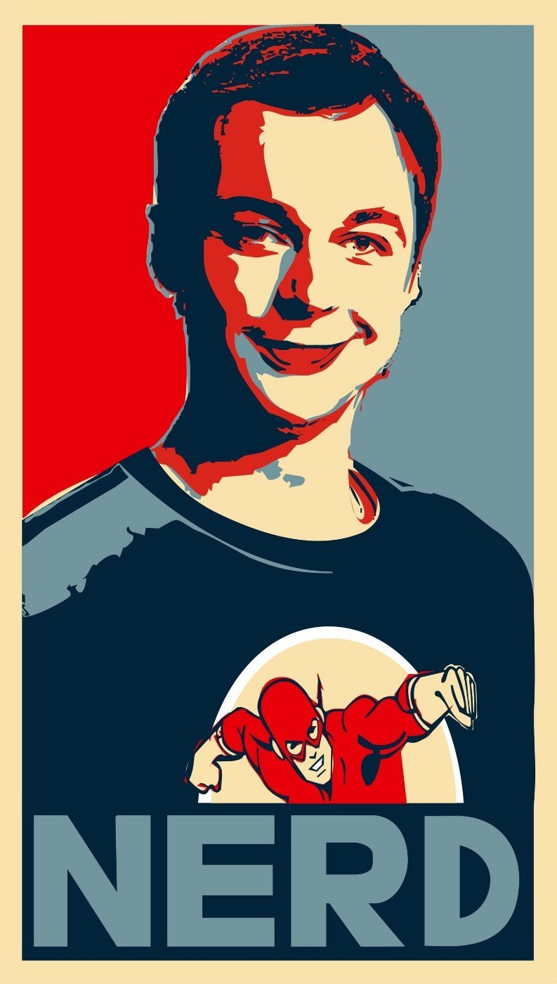 Big Bang Theory - Nerd Sheldon - Posters by Tallenge Store | Buy ...