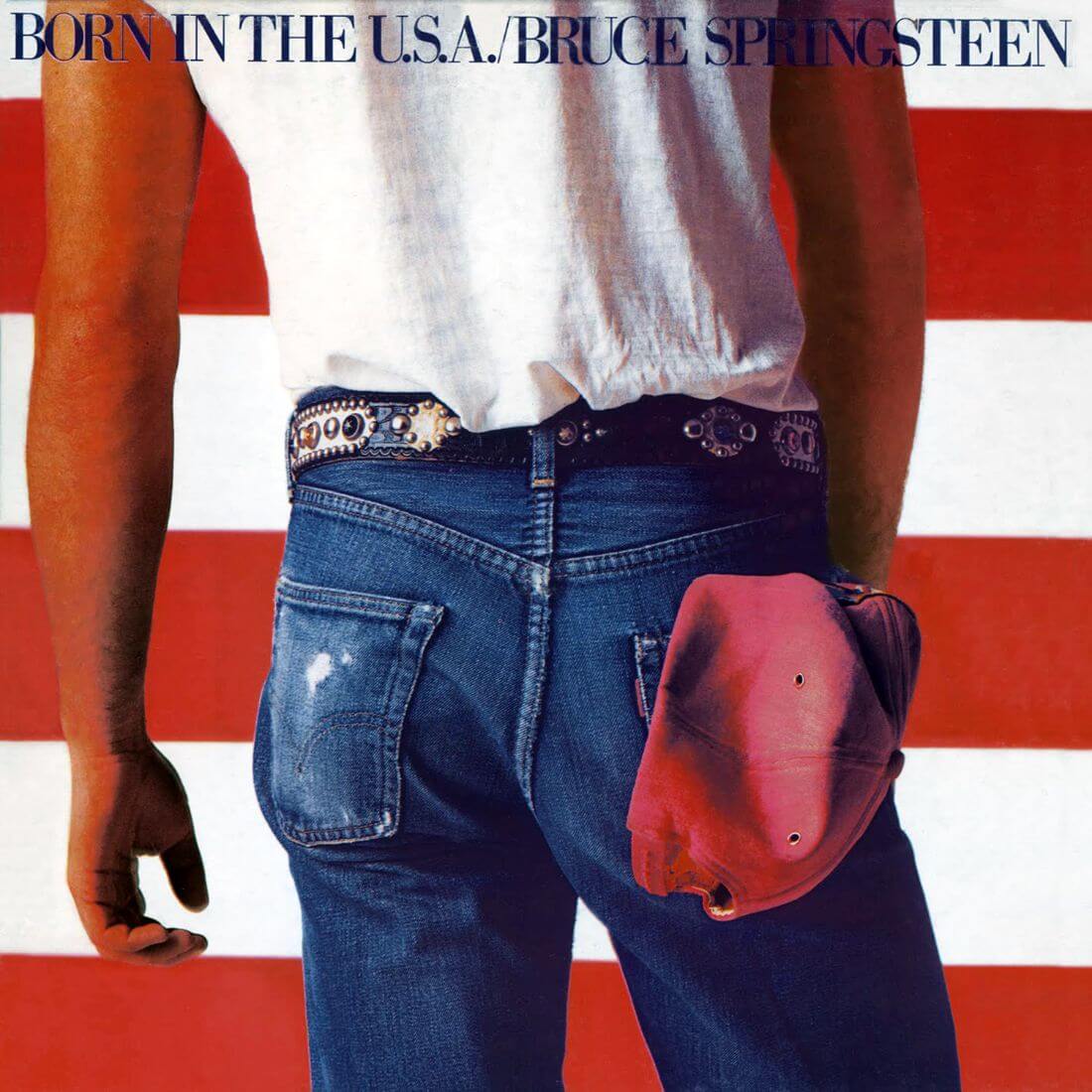 Bruce Springsteen - Born In The USA - Album Cover - Rock Music Poster ...