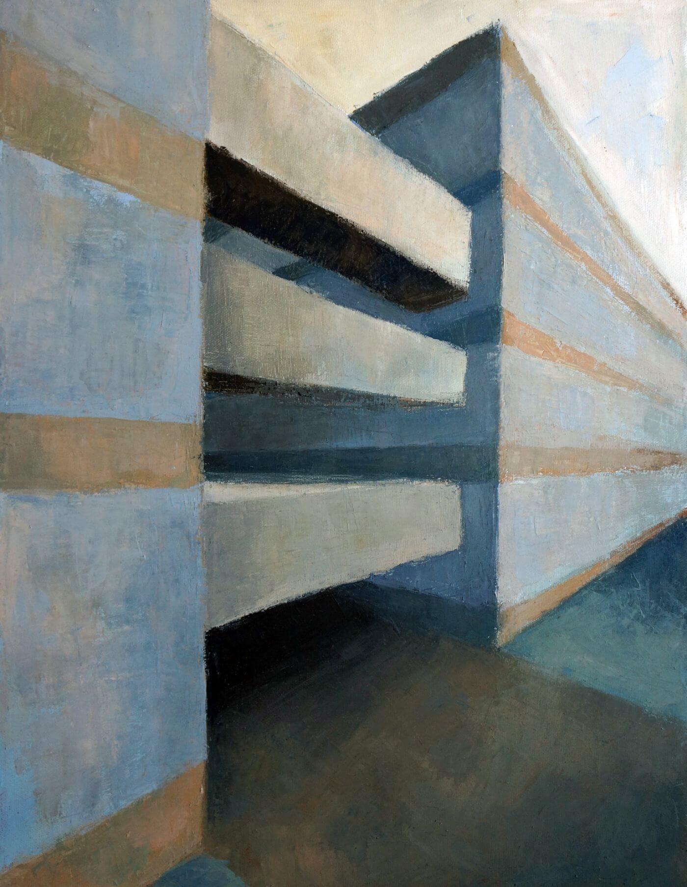 Building - Contemporary Architectural Illustration - Posters by ...
