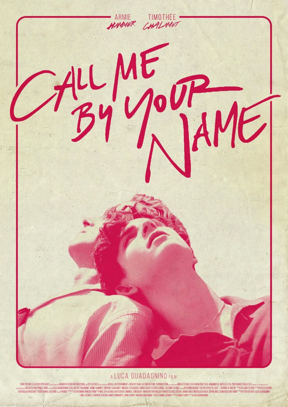 Call Me By Your Name - Tallenge Hollywood Movie Retro Style Poster ...