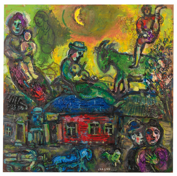 Landscape Under The Moon by Marc Chagall | Buy Posters, Frames, Canvas ...
