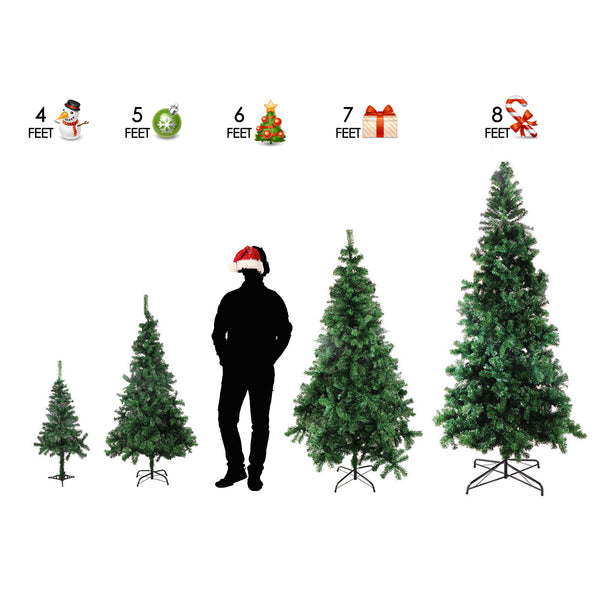 4 Feet Tall, Artificial Pine Premium Quality Imported Christmas Tree ...