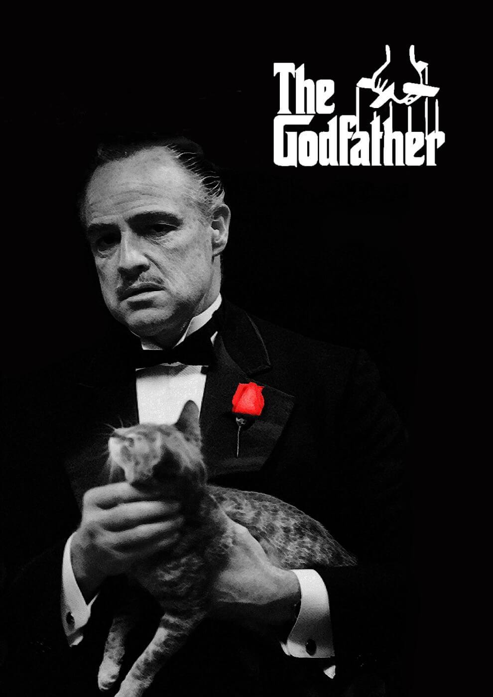 Classic Movie Poster Art - The Godfather - Tallenge Hollywood Poster ...
