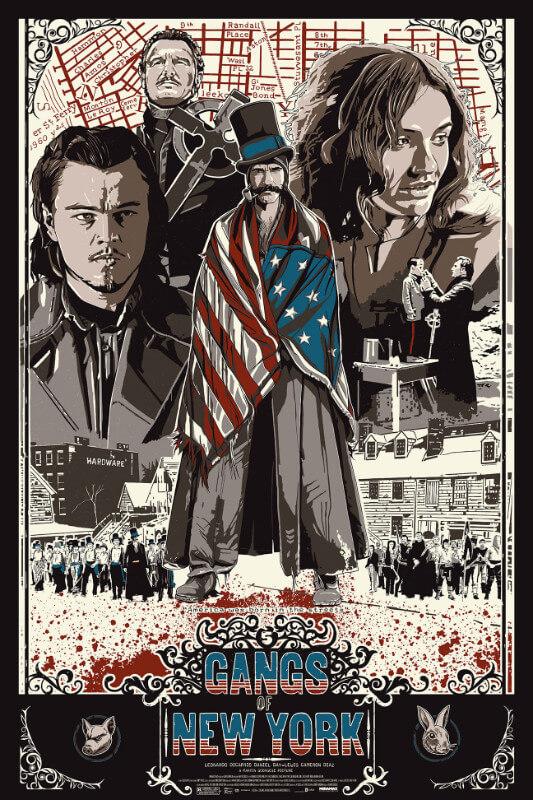 Cult Movie Fan Art - Gangs Of New York - Tallenge Hollywood Poster ...