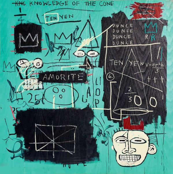 Double Pi (Equals Pi) - Jean-Michel Basquiat - Neo Expressionist ...