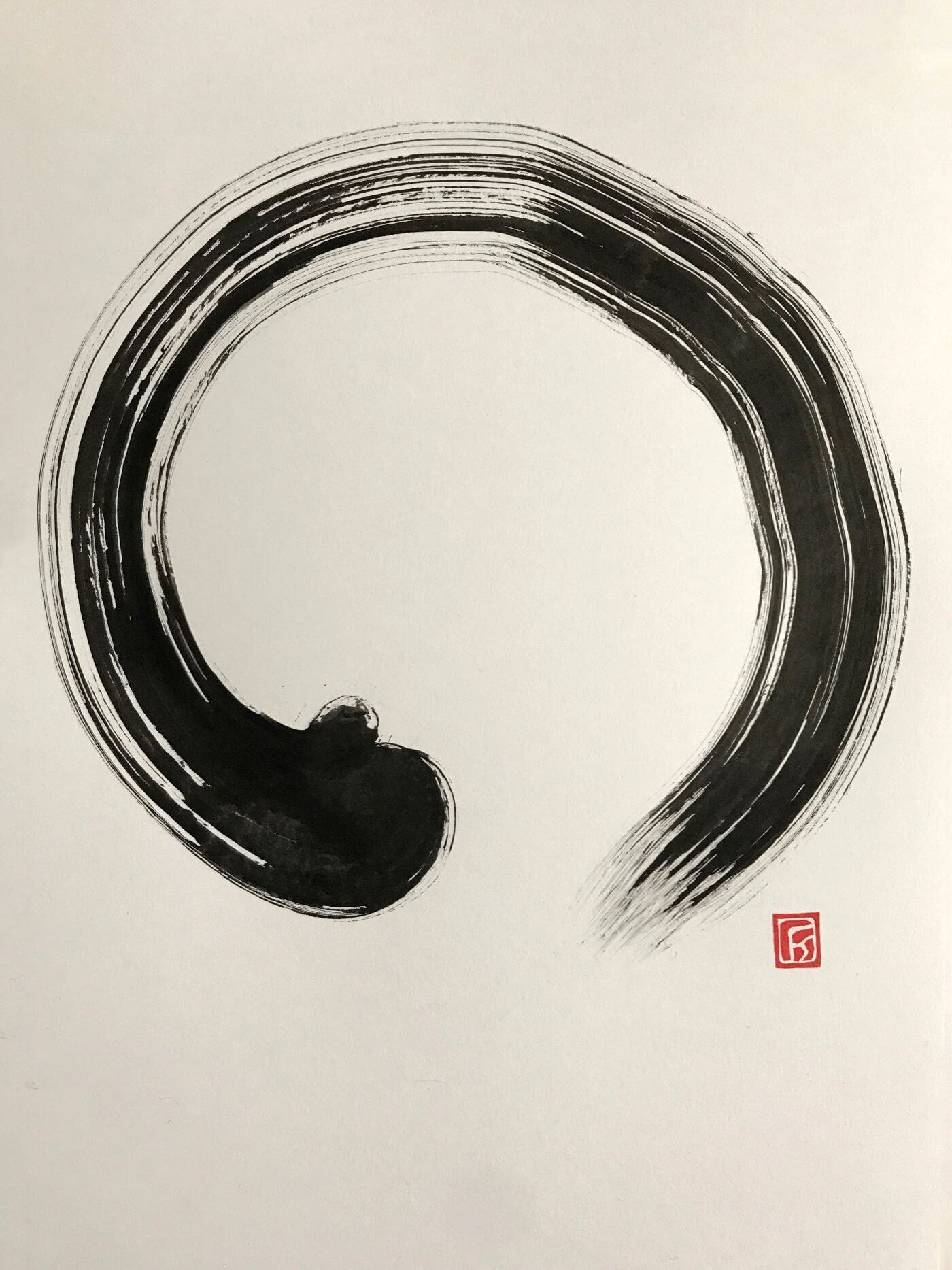 Zen Enso Calligraphy