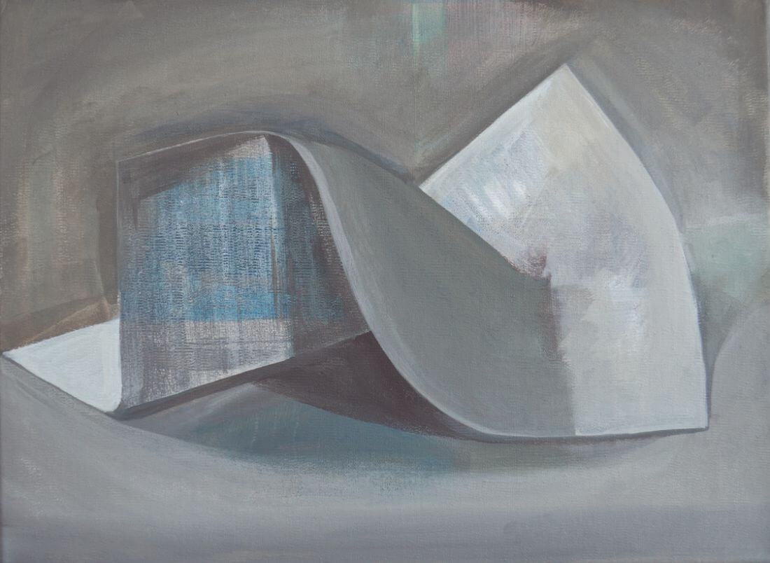 Folded Paper - Modern Art Contemporary Painting by Contemporary | Buy ...