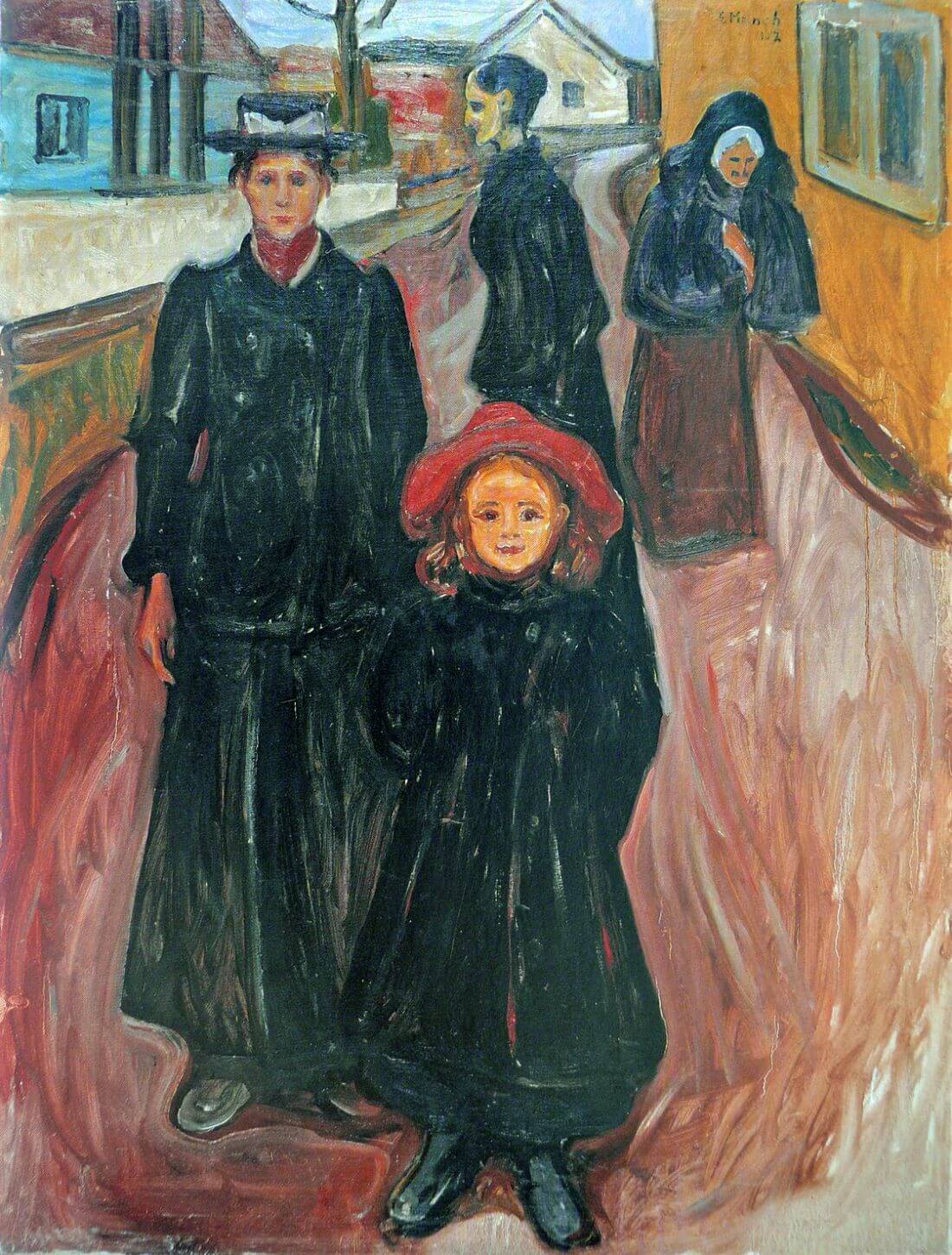 Four Ages In Life – Edvard Munch Painting by Edvard Munch | Buy Posters ...