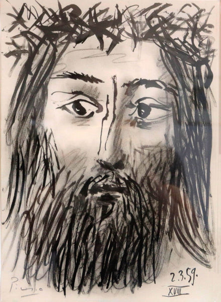 Portrait Of Christ (Portrait du Christ) – Pablo Picasso Painting by ...