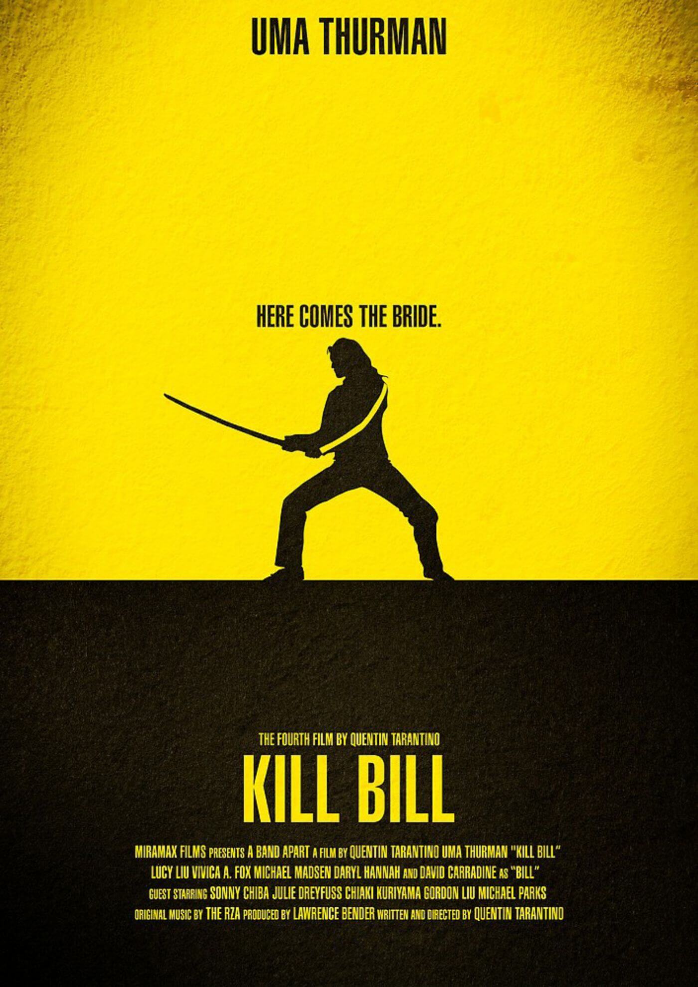 Kill Bill - The Bride - Uma Thurman - Quentin Tarantino Hollywood Movie ...