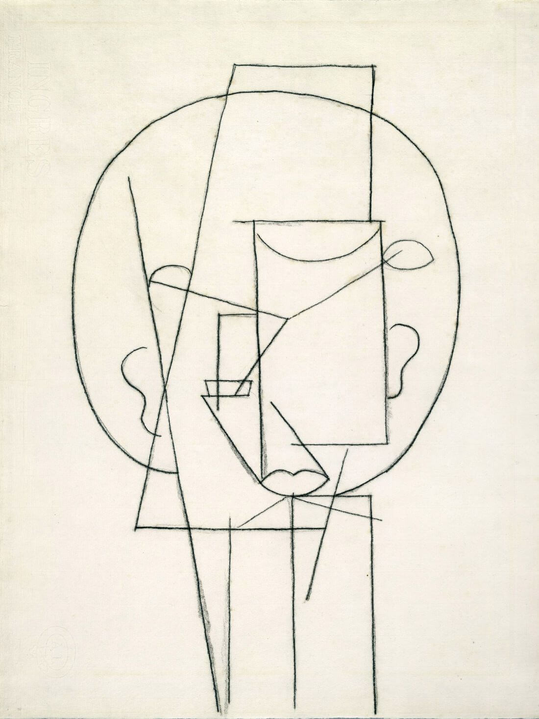 Pablo Picasso Contour Drawings Picasso Original Line Drawing Of A Face