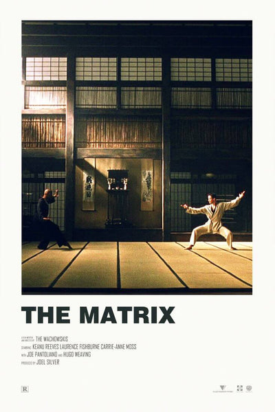 Matrix - Hollywood Sci-Fi Action Movie Graphic Poster by Movie Posters ...