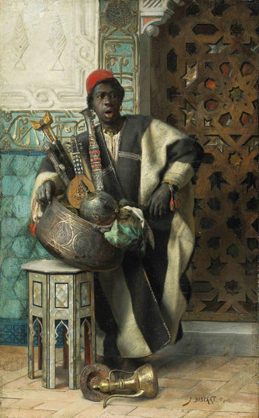 Moorish Merchant - Orientalist Art Painting by Jean Discart | Buy ...