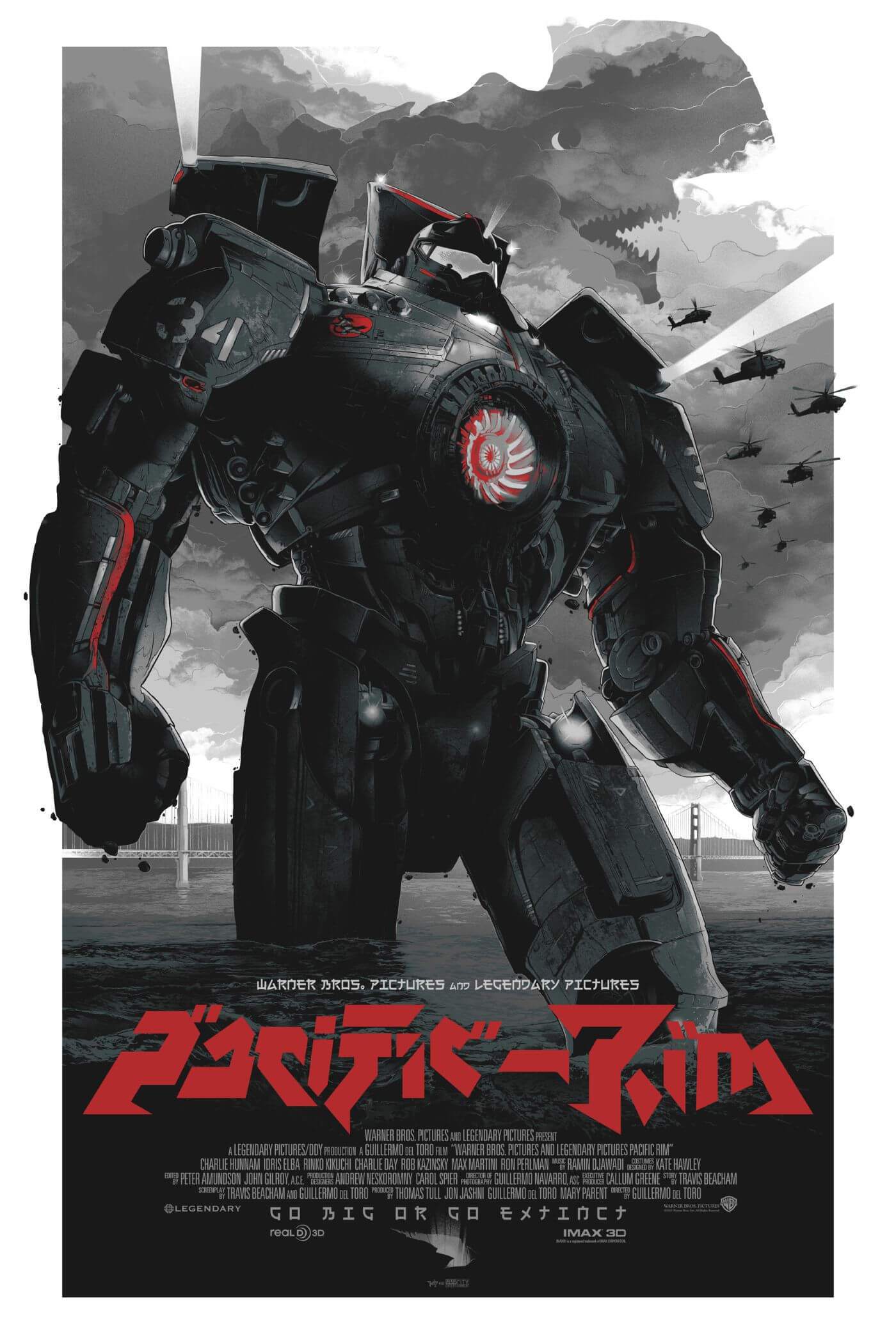 Movie Poster - Pacific Rim - Fan Art - Hollywood Collection - Posters ...