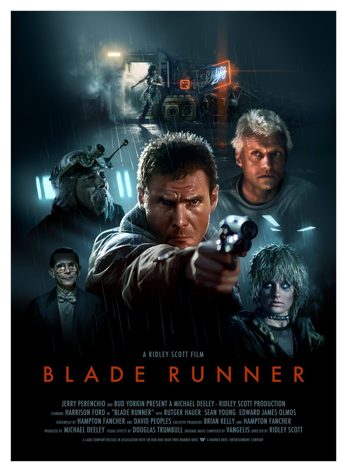 Movie Poster Art - Blade Runner - Tallenge Hollywood Poster Collection ...
