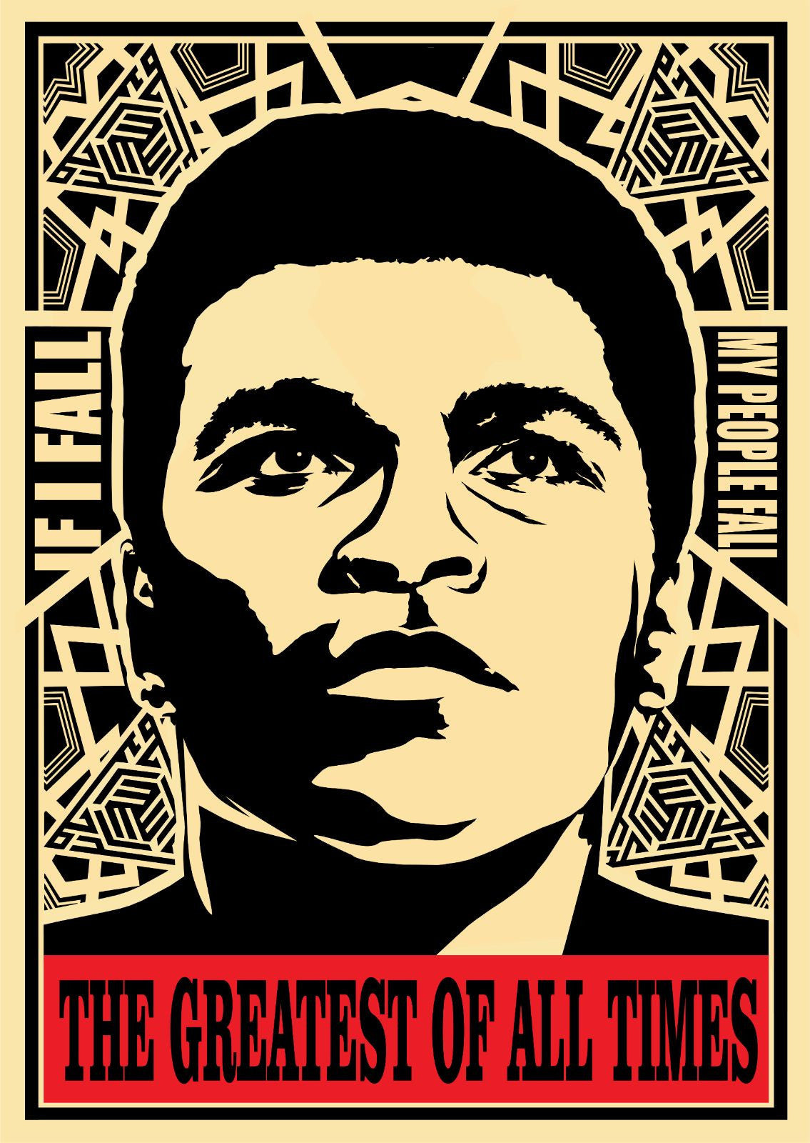 muhammad ali stencil