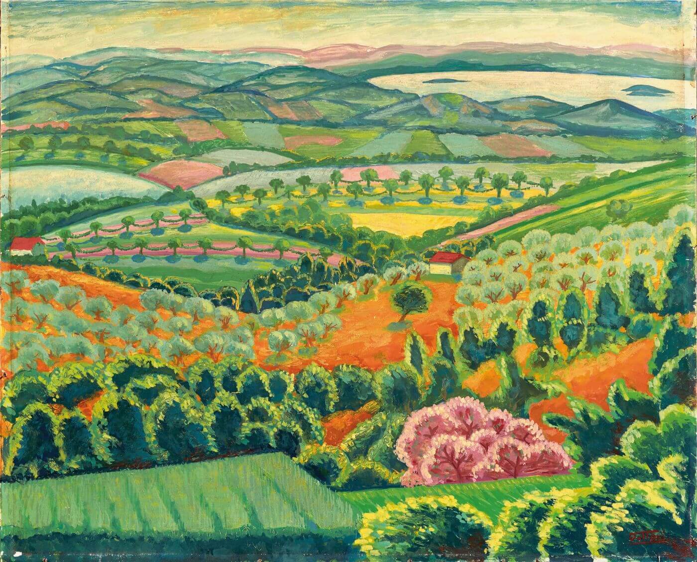 Paesaggio - Gerardo Dottori - Art Prints by Gerardo Dottori | Buy ...