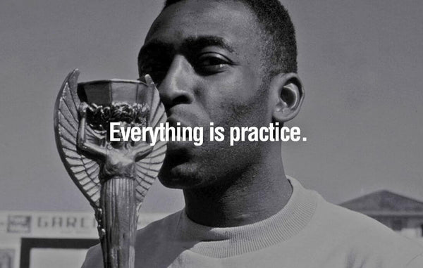 Pele - Motivational Quote - Football Art Poster by Tallenge | Buy ...