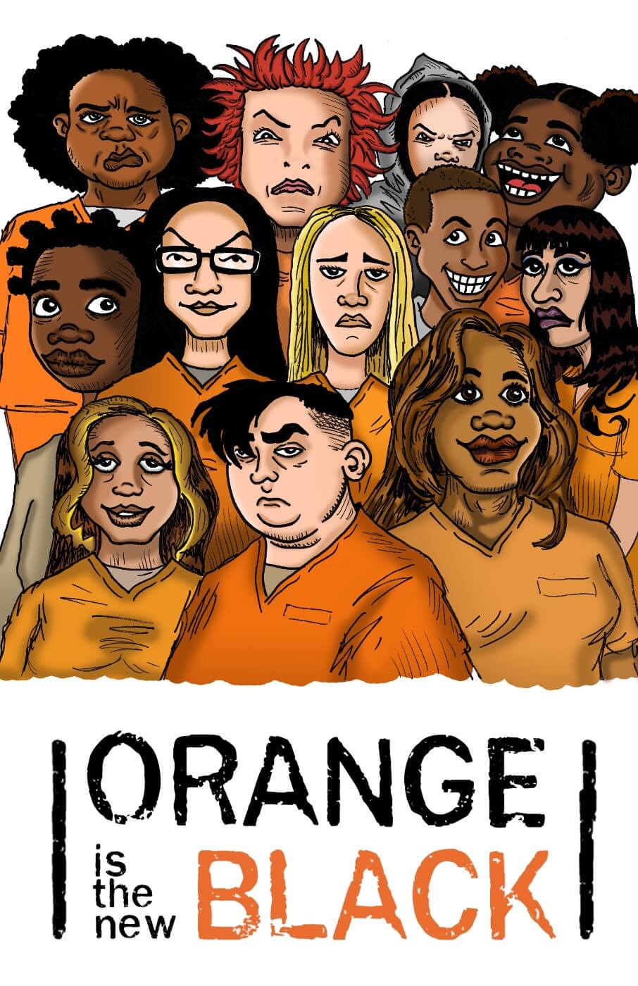 how to draw characters from orange is the new black