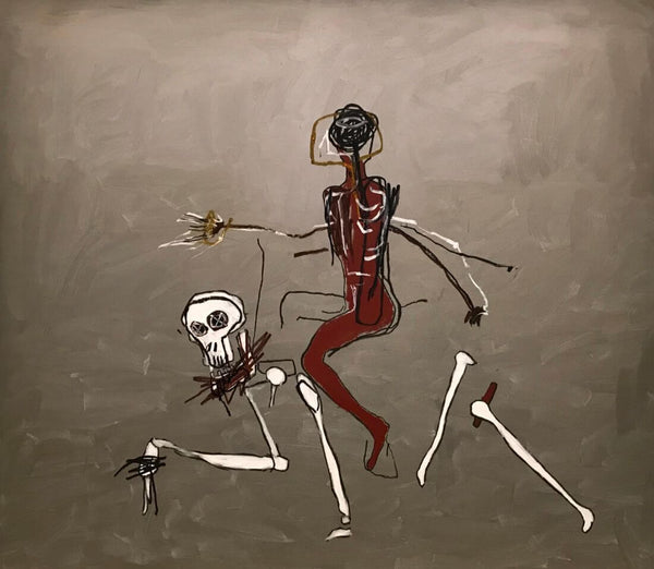 Riding With Death - Jean-Michael Basquiat - Masterpiece Painting by ...