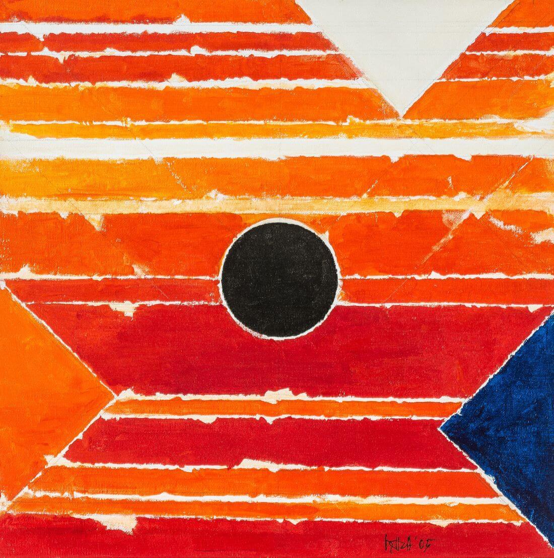 Tribhuj - Art Prints by Sayed Haider Raza | Buy Posters, Frames, Canvas ...