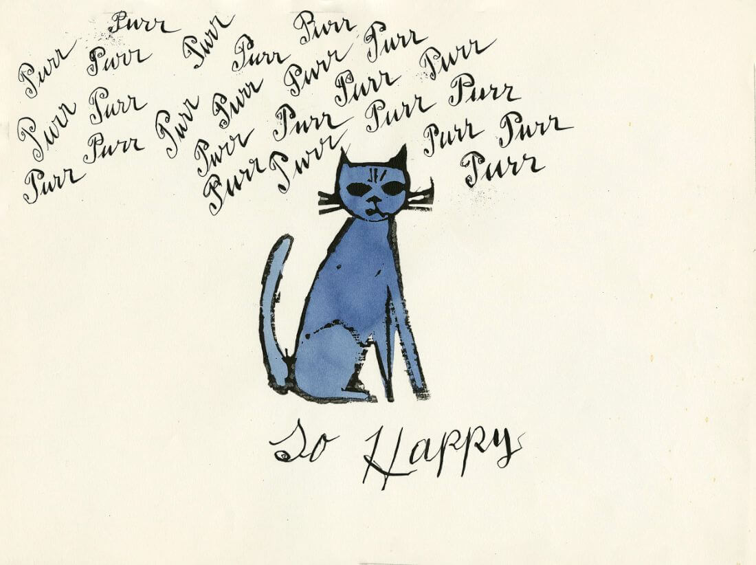 So Happy - Purring Cat - Andy Warhol - Pop Art Painting by Andy Warhol ...