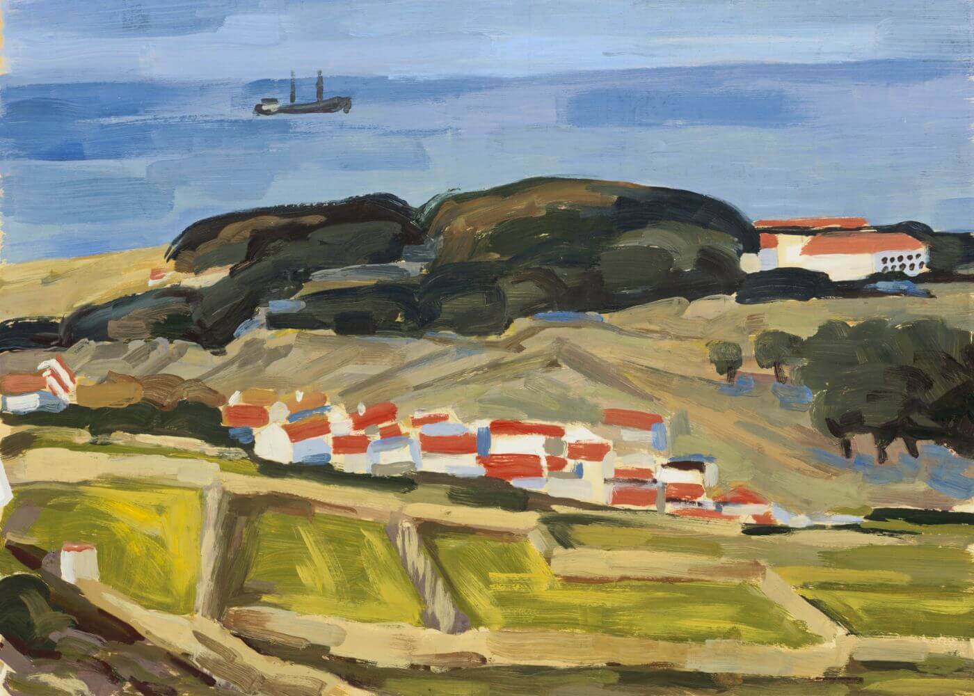 Spanish Landscape - Abstract Painting - Posters by Tallenge Store | Buy ...