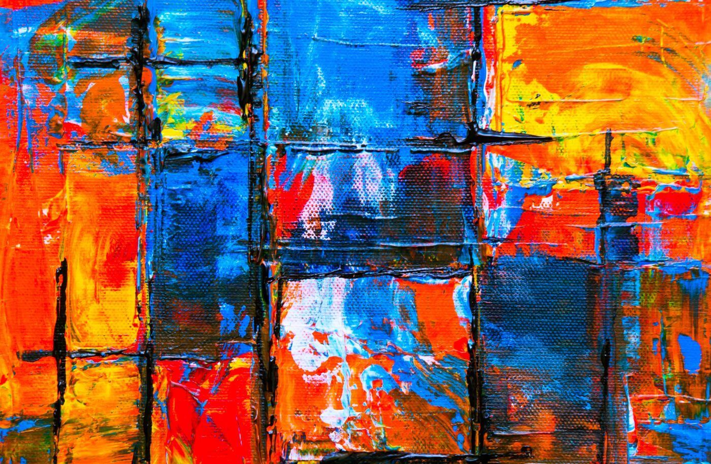 Stacked - Abstract Expressionism Painting - Framed Prints by Joe | Buy ...