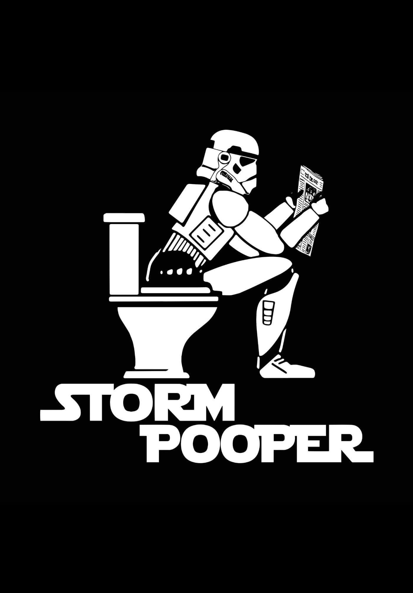 Storm Pooper - Star Wars - Fan Art Graphic Poster - Large Art Prints by ...