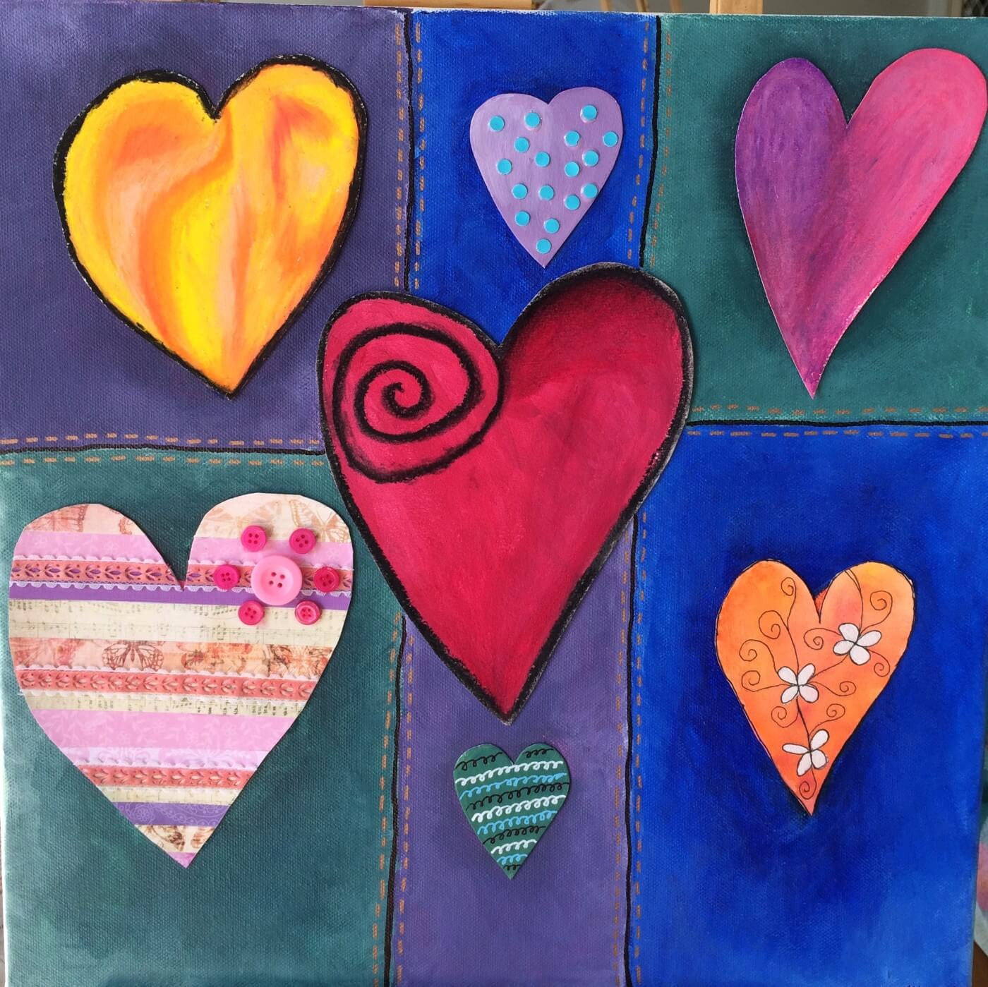 Hearts by Ronan Hugo | Buy Posters, Frames, Canvas & Digital Art Prints ...