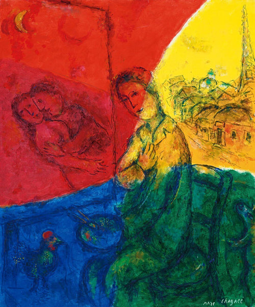 The Painter (Le Peintre) - Marc Chagall Painting by Marc Chagall | Buy ...