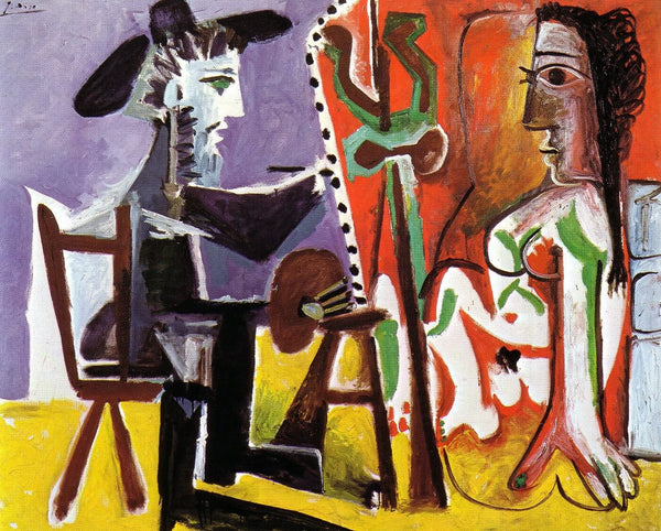 Artist and His Model by Pablo Picasso | Buy Posters, Frames, Canvas ...