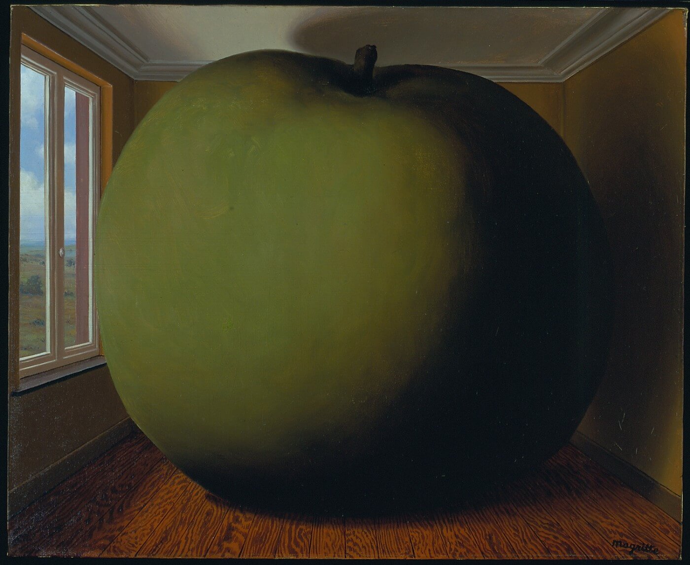 The Listening Room (La salle d'écoute) – René Magritte Painting ...