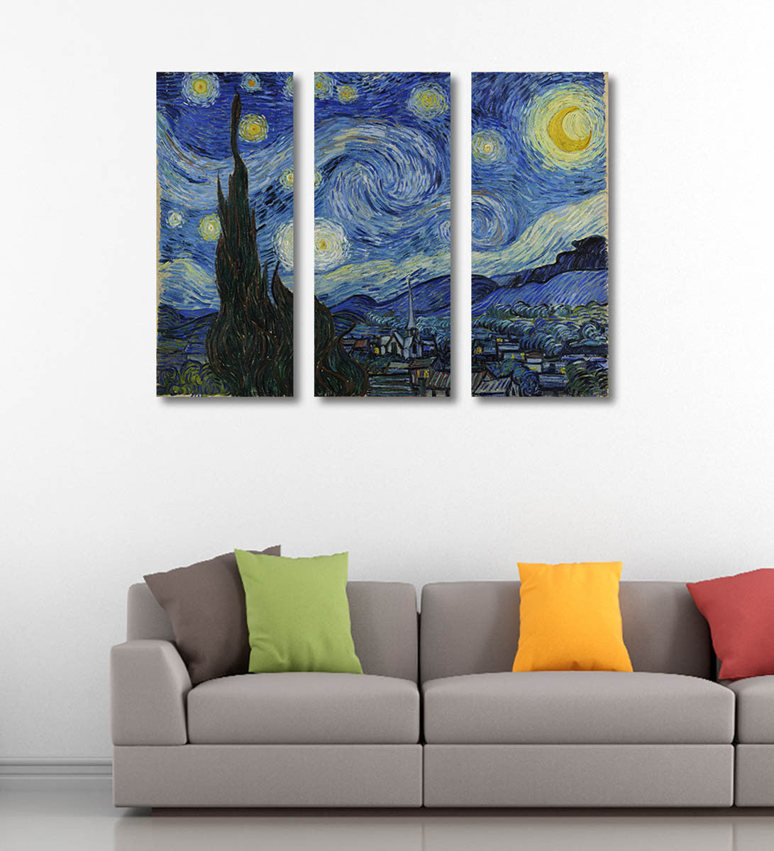 The Starry Night - Art Panels by Vincent van Gogh | Buy Posters, Frames ...