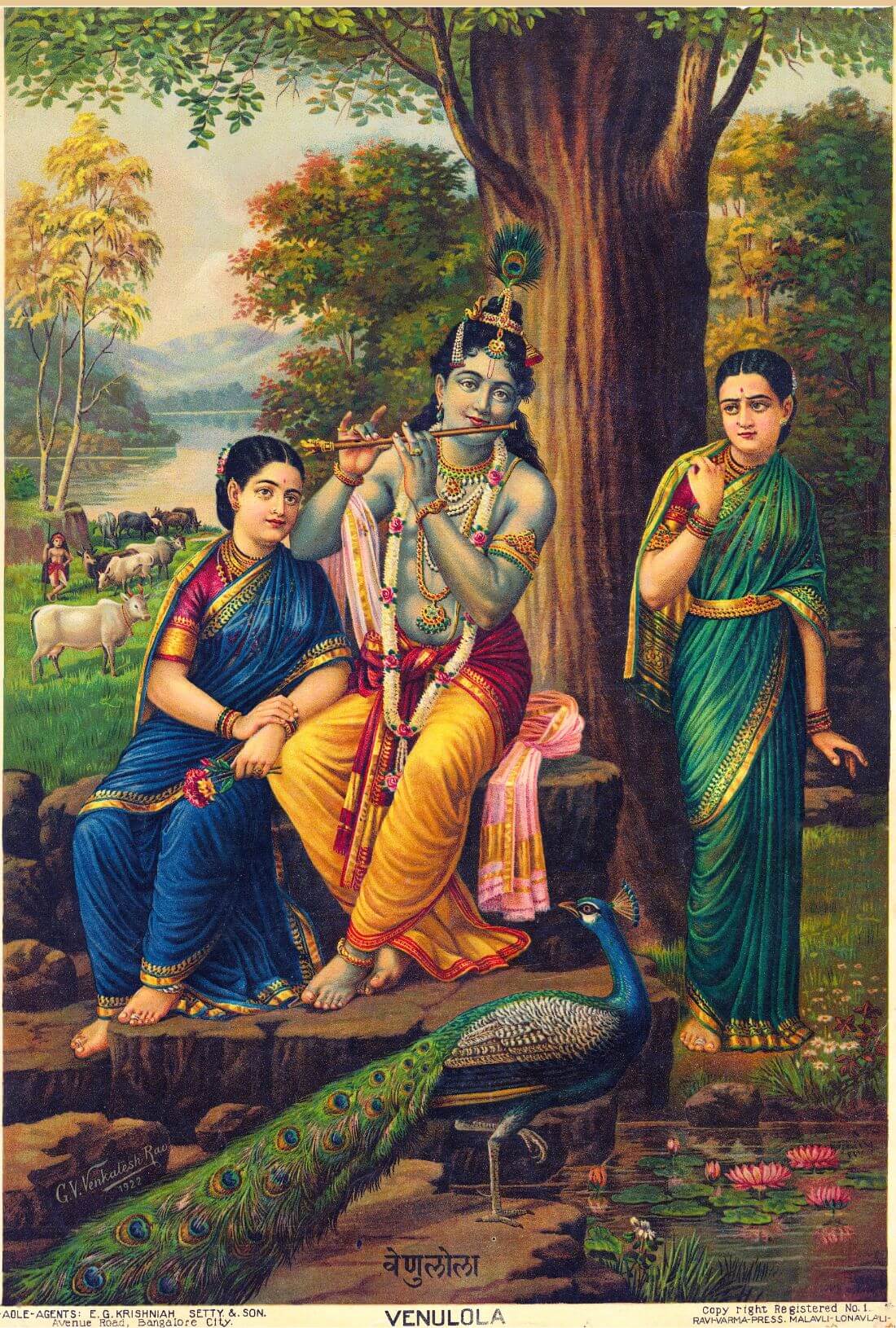 Ravi Varma Paintings Of Lord Krishna