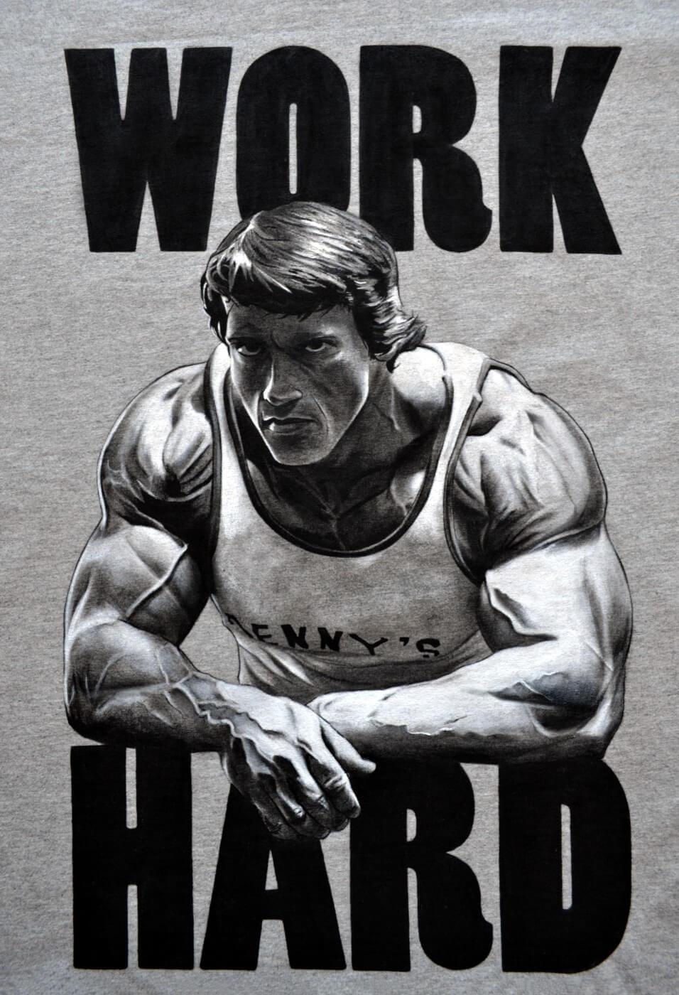 Arnold Schwarzenegger Black And White Poster The Arnold Collection