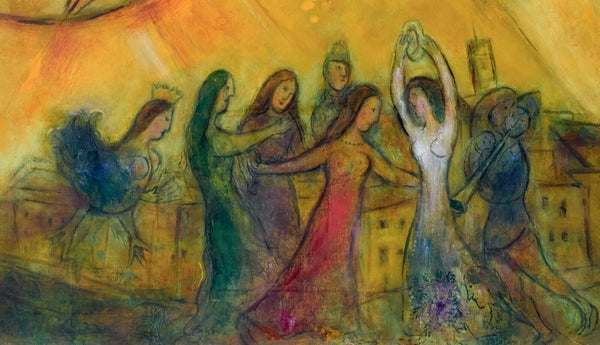 The Dance by Marc Chagall | Buy Posters, Frames, Canvas & Digital Art ...