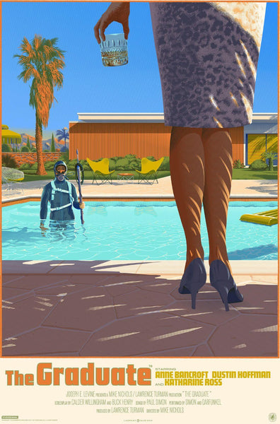 The Graduate – Dustin Hoffman – Hollywood Classic English Movie Poster ...