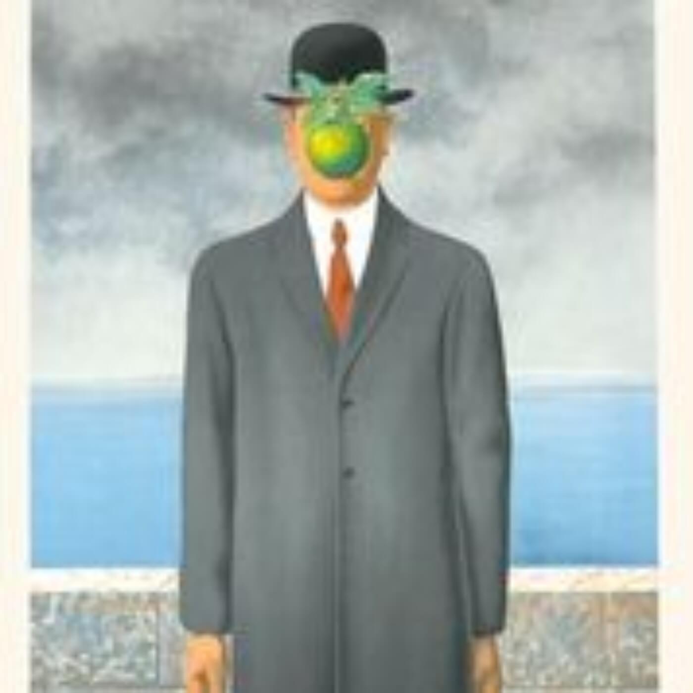 Man With An Apple Painting - Rene Magritte - Canvas Prints by Rene ...